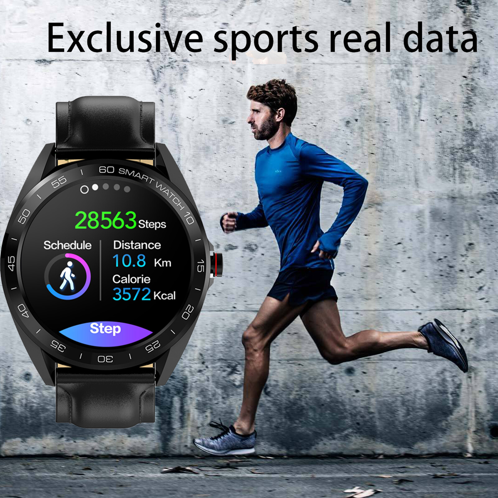Smart Watch Bluetooth Smartwatch Activity Fitness Tracker Call Text for ...