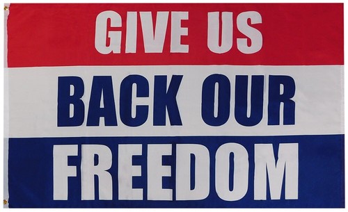 3X5 TRUMP 2024 Give Us Back Our Freedom USA America FLAG Sign Banner ...