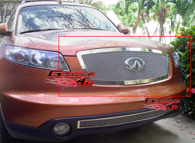 SS 1.8mm Mesh Grille For 03-05 Infiniti FX35/ FX45 | eBay