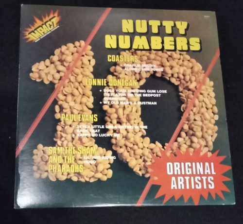 NUTTY NUMBERS 10 VINYL COMPILATION IMPACT RECORDS COASTERS SAM THE SHAM ...