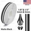 MATTE BLACK Roll Vinyl Pinstriping Pin Stripe Car Motorcycle Tape Decal ...