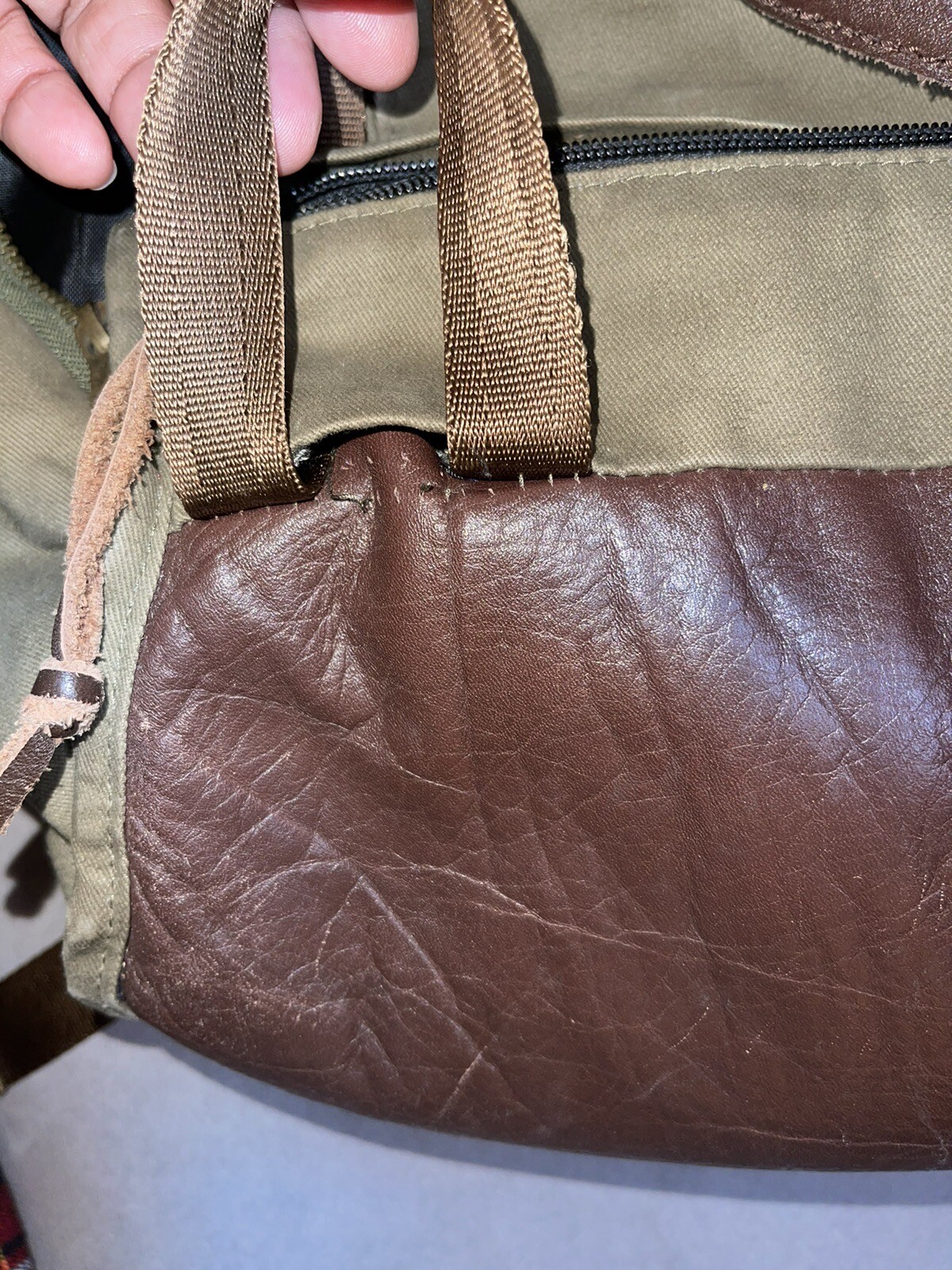 JANSPORT Skip Yowell Leather Canvas PLEASANTON Laptop… - Gem