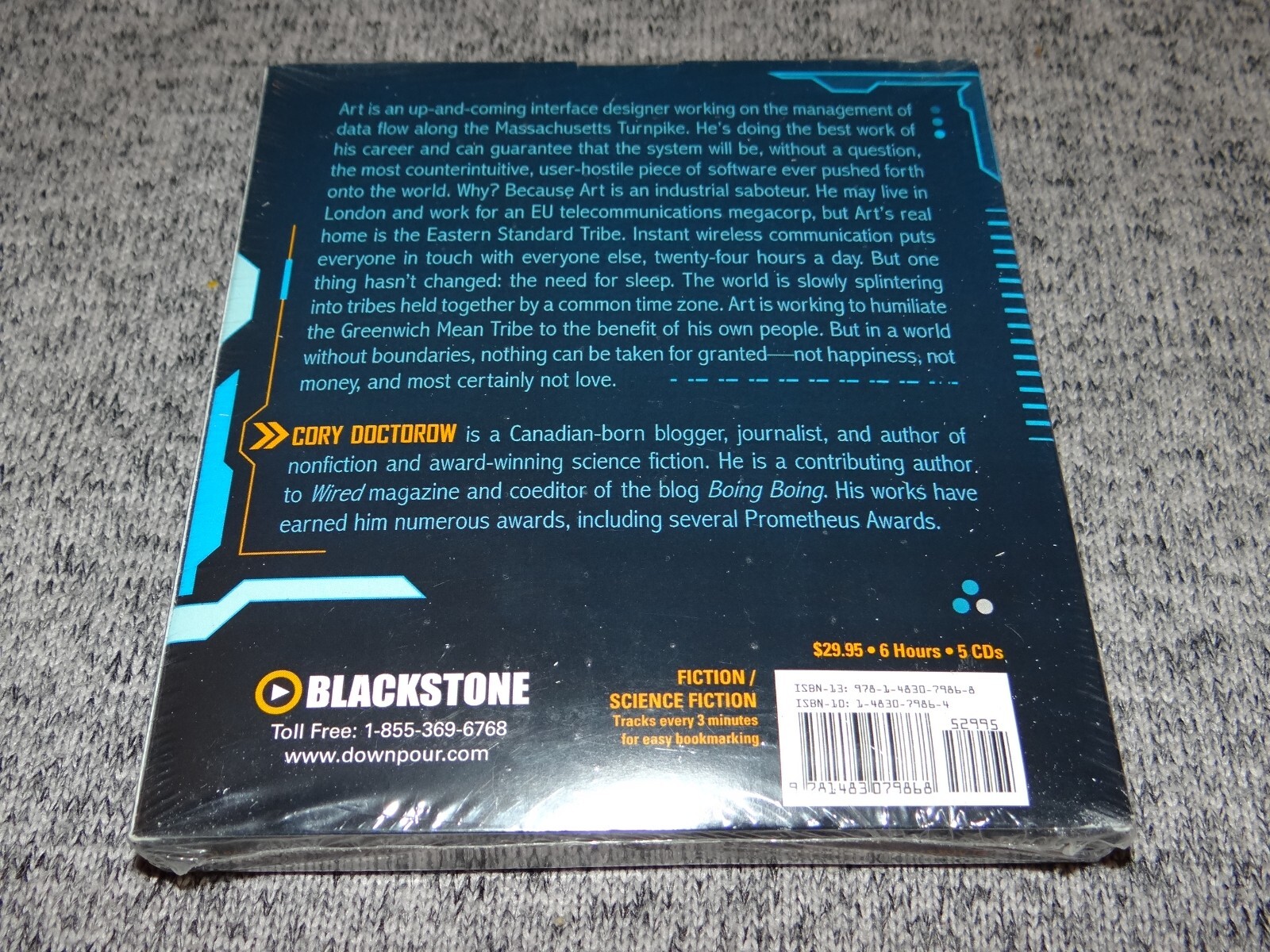 Eastern Standard Tribe by Cory Doctorow UNABRIDGED 5 Disc CD Audiobook ...