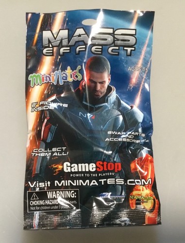 Mass Effect Blind Bag Minimates Commander John Shepard New Sealed | eBay
