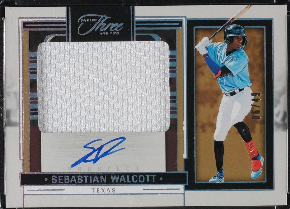 2024 Panini Three and Two - Prospect Jersey Autographs Sebastian ...