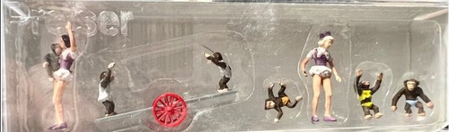 Preiser 20257 HO Circus Girls with Monkey Figures (Set of 6) | eBay