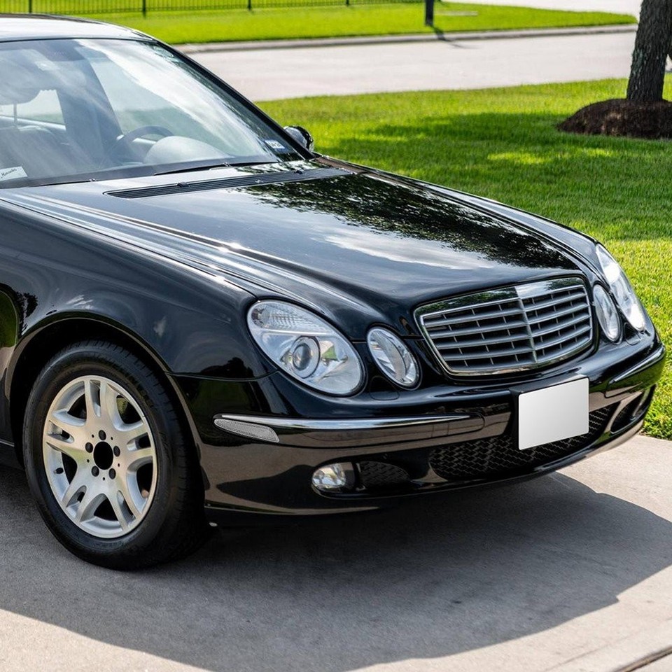 For 03-06 Mercedes W211 E-Class Clear Front Bumper Side Marker Lights 2 ...