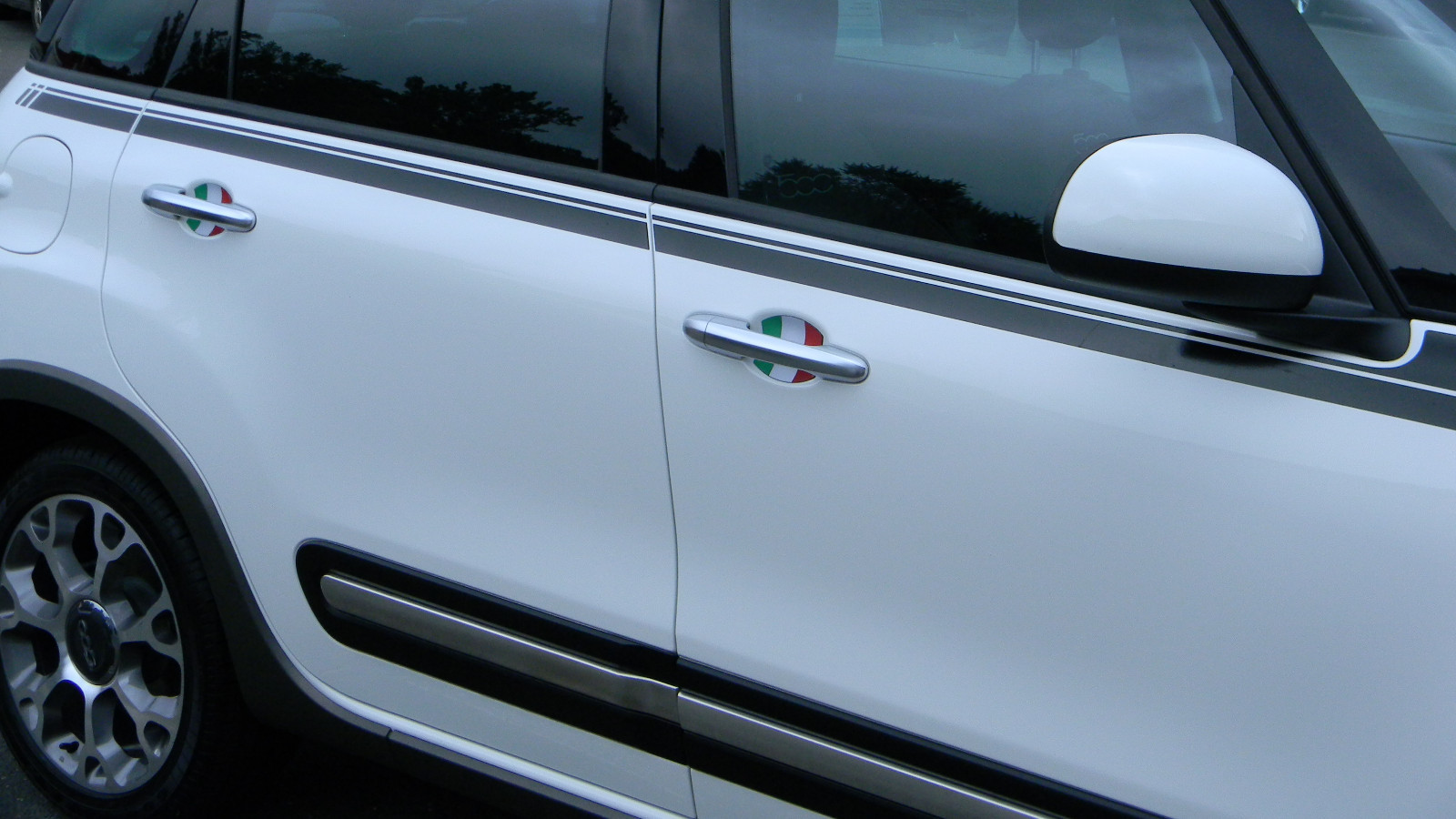 Italian Flag Car Accessory Door Handle Scratch Guards made in USA Fits ...