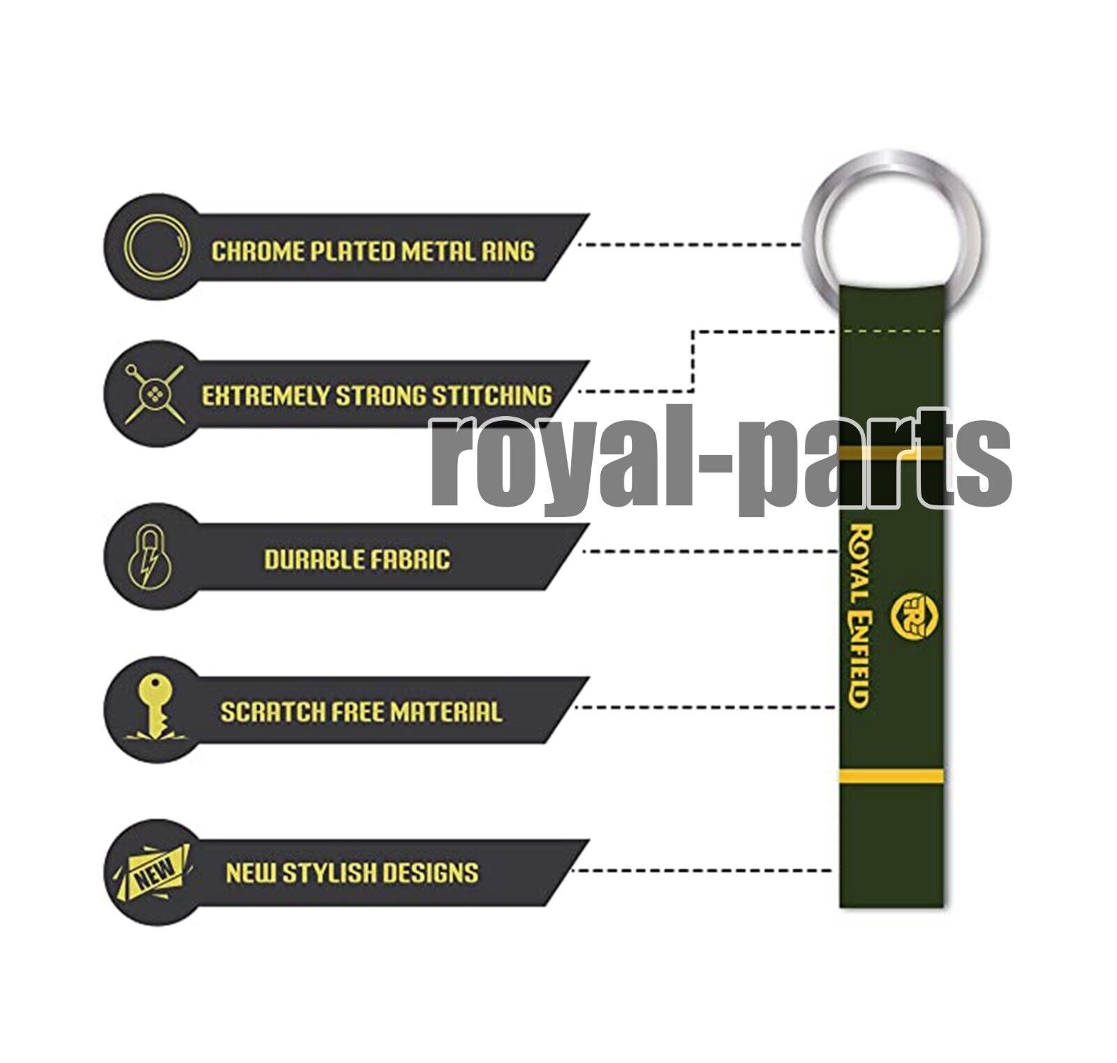 ''OLIVE KEY CHAIN'' For Royal Enfield | eBay