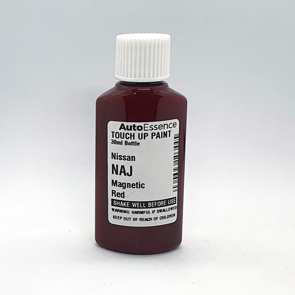 TOUCH UP KIT FOR NISSAN MAGNETIC RED NAJ PAINT 30ML PAINT SCRATCH ...