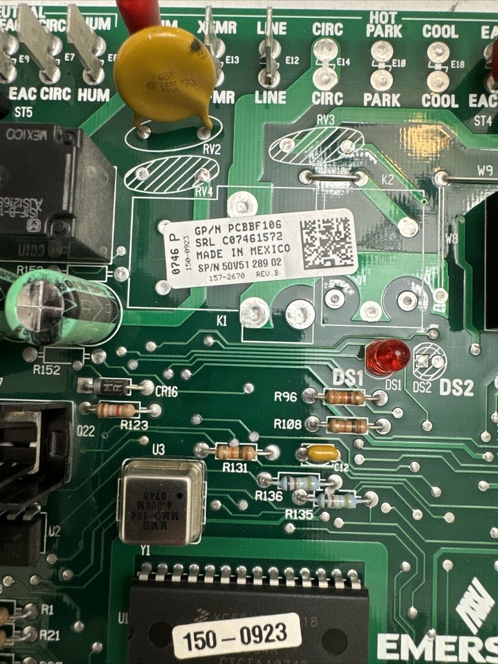 Goodman Janitrol Amana PCBBF106 Furnace Control Circuit Board 50V51-289 ...