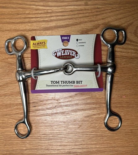Weaver Leather Tom Thumb Horse Training Tack Mild Transitional Bit 5 ...