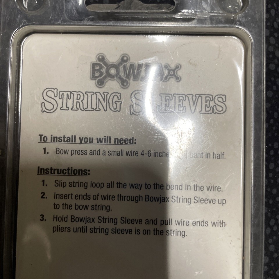 Bowjax String Sleeve Green 4pack | eBay