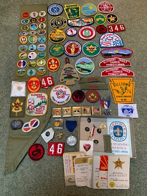 Vintage 1970’s Over 60 Boy Scouts BSA Patches Sash lot Estate Find ...