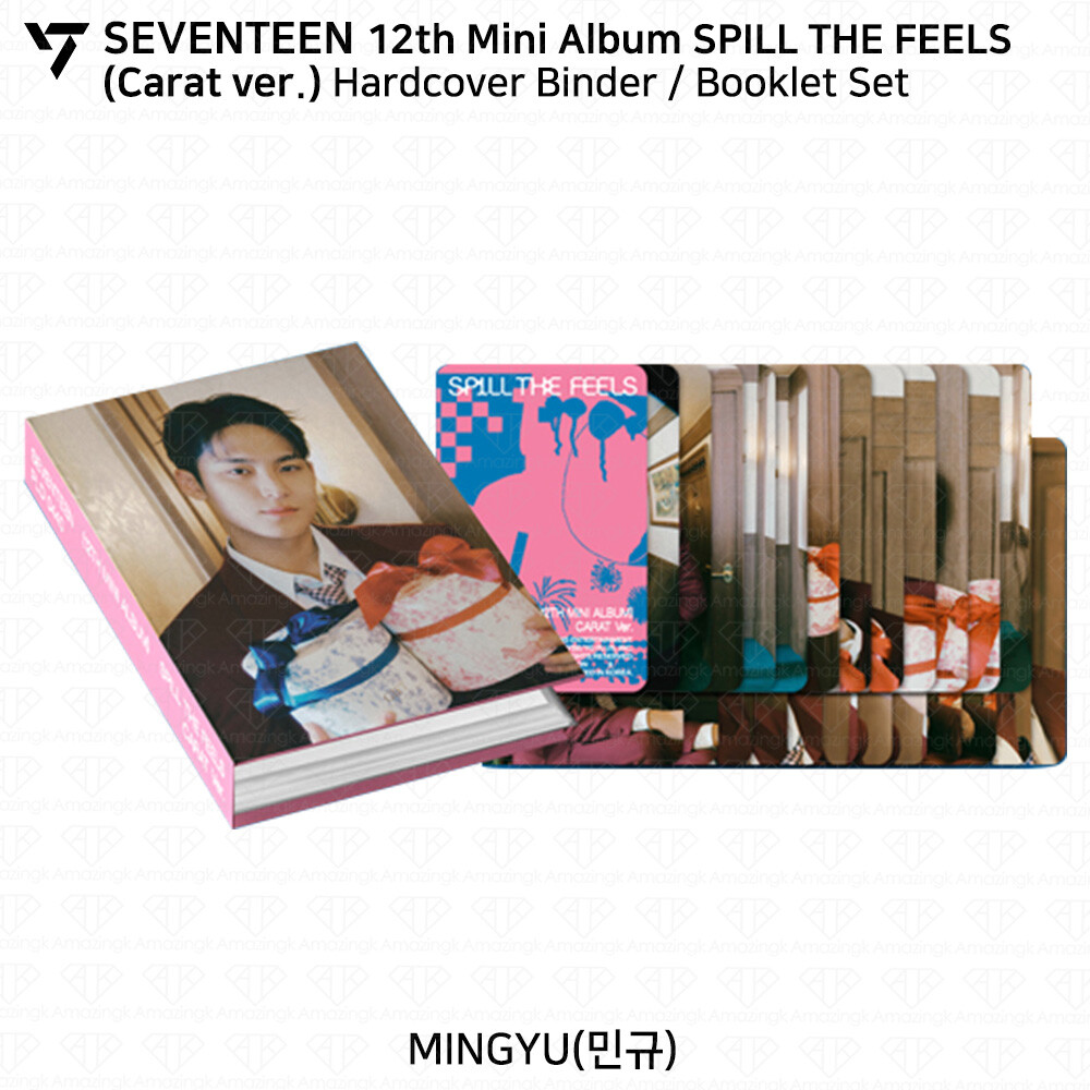 SEVENTEEN 12th Mini Album SPILL THE FEELS Carat Ver Binder Booklet ...