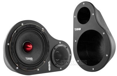 DS18 Left Right 2-Way Universal Speaker Pods 6.5" Midrange 1" Tweeter ...