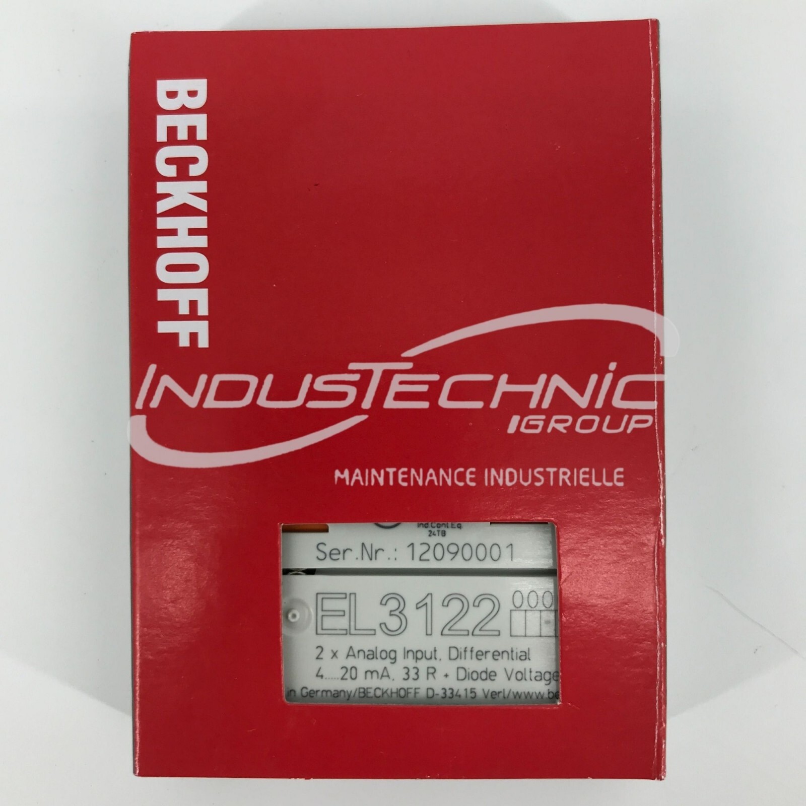 MODULE 2 ENTREES ANALOGIQUE,ETHERCAT Réf. EL3122 BECKHOFF | eBay