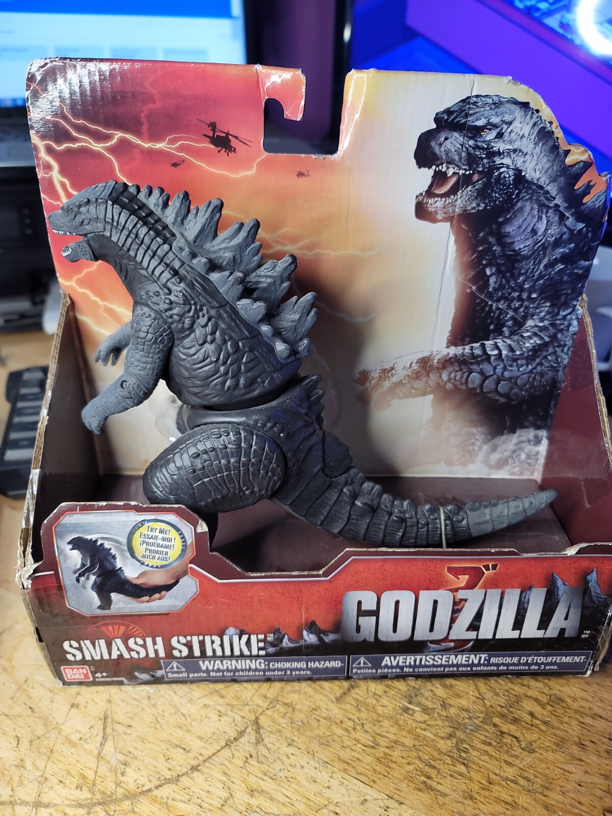 Bandai GODZILLA SMASH STRIKE Figure 2014 Movie Figure New Sealed Please ...