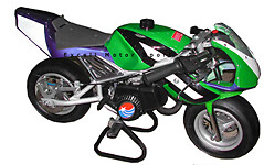 Mini Pocket Bike Parts Rear Tire Wheel Rim 110 50 6.5 MX-3 GP-RSR ...