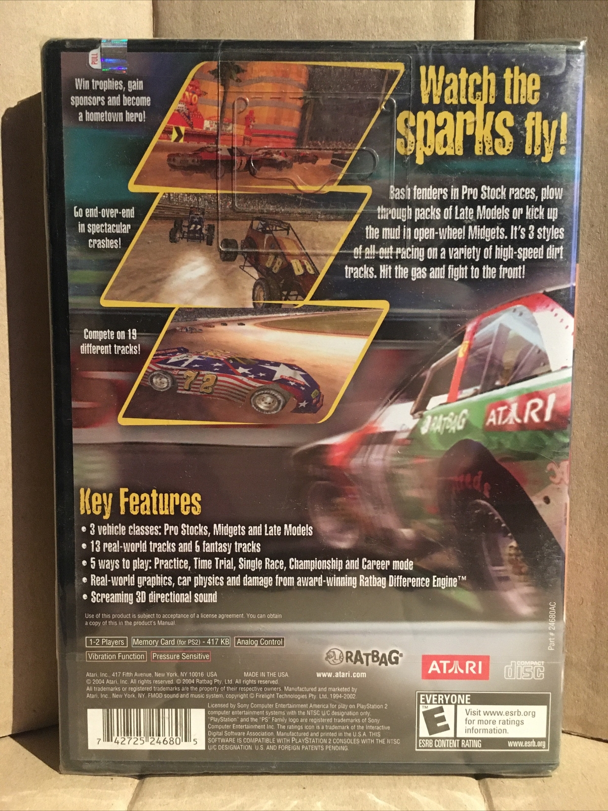 Saturday Night Speedway (PS2 PlayStation 2, 2004) Original Factory ...