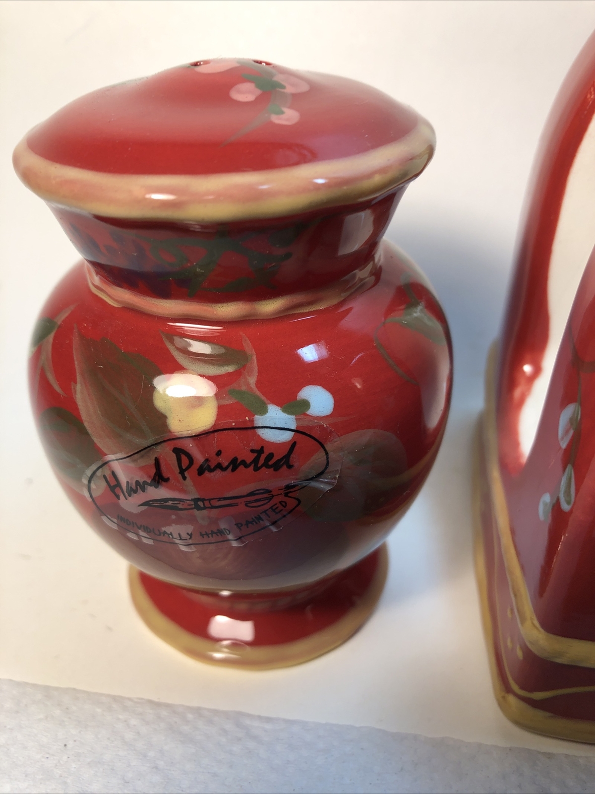 Vintage Casa Vero By ACK Ceramic Salt And Pepper Shakers And Napkin ...