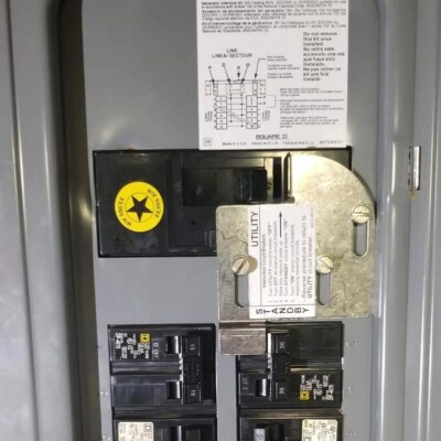Generator interlock kit for Square D QO or Home line 150 & 200 Amp Main ...