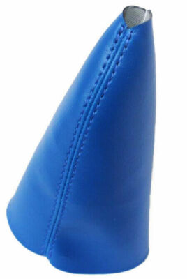 Real Leather Blue Manual Shift Boot For 07-14 Mini Cooper R55 R56 R57 ...