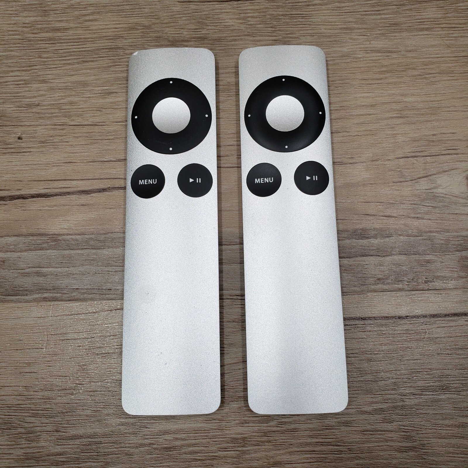 LOT of 2 Apple A1294 TV Remote Control 2nd 3rd Generation Silver Tested ...
