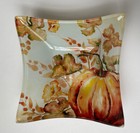 (4) PRIMA DESIGN 5" SQUARE GLASS APPETIZER, CANDY BOWL, WINE/FRIENDS ...