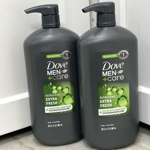 Pack Of 2 DOVE Men+Care Body Wash, Extra Fresh 30 Ounce x 2 ...