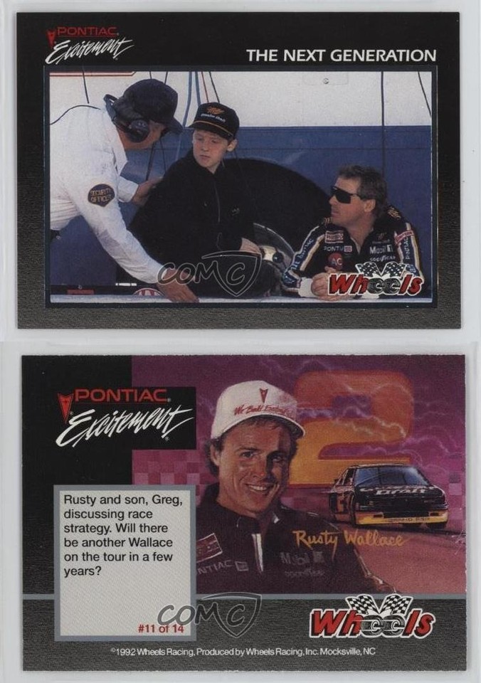 1992 Wheels Pontiac Excitement Rusty Wallace The Next Generation #11 ...