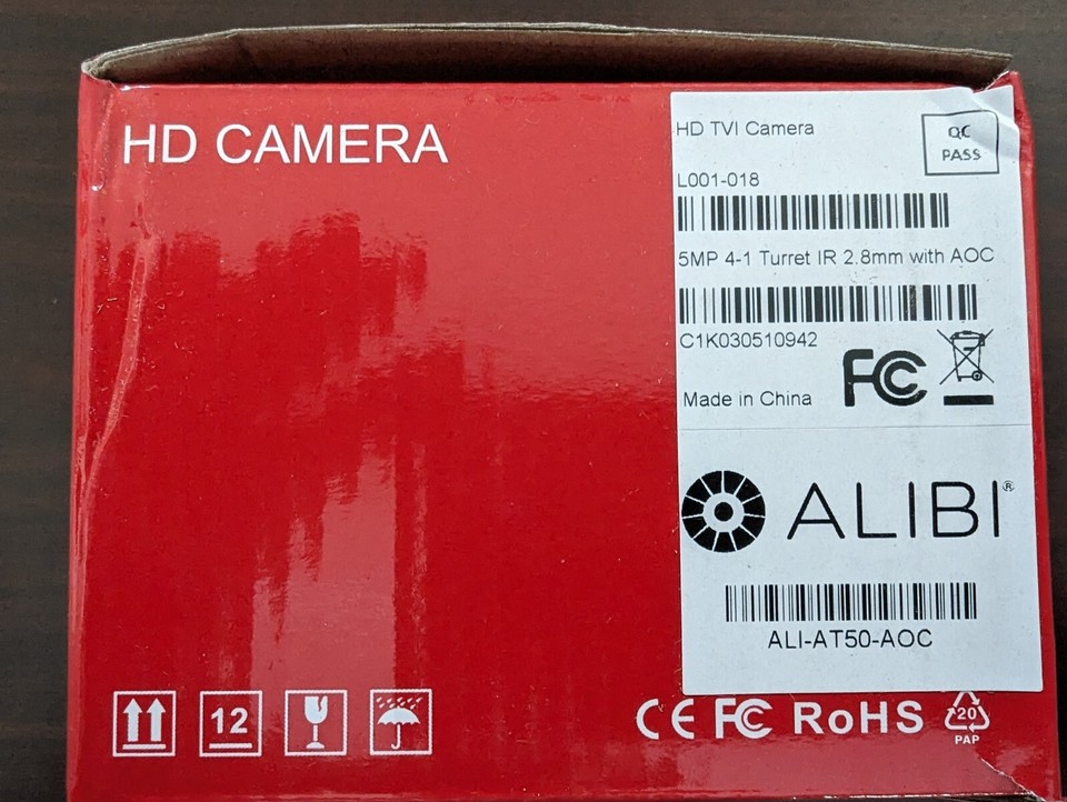 Alibi camera ALI-AT50AOC | eBay