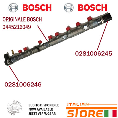 BMW Rail Complete Regulator Pressure 0281006246 BOSCH 0445216049 | eBay