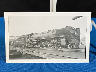 Canadian Pacific Railway CPR Steam Locomotive 3100 Vintage Photo | eBay