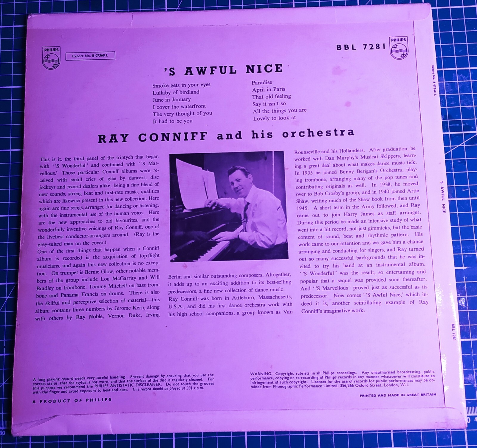 Ray Conniff. 'S Awful Nice. BBL 7281 | eBay UK