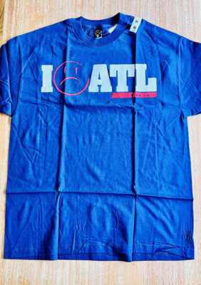 NEW Rogue Status T-shirt Tee Shirt Navy Blue Red ATL Atlanta XL Extra ...