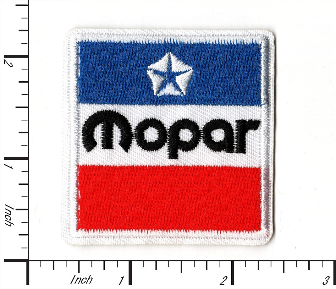 26 Pcs Embroidered Iron on patches Mopar Dodge Chrysler Auto 53x53mm ...
