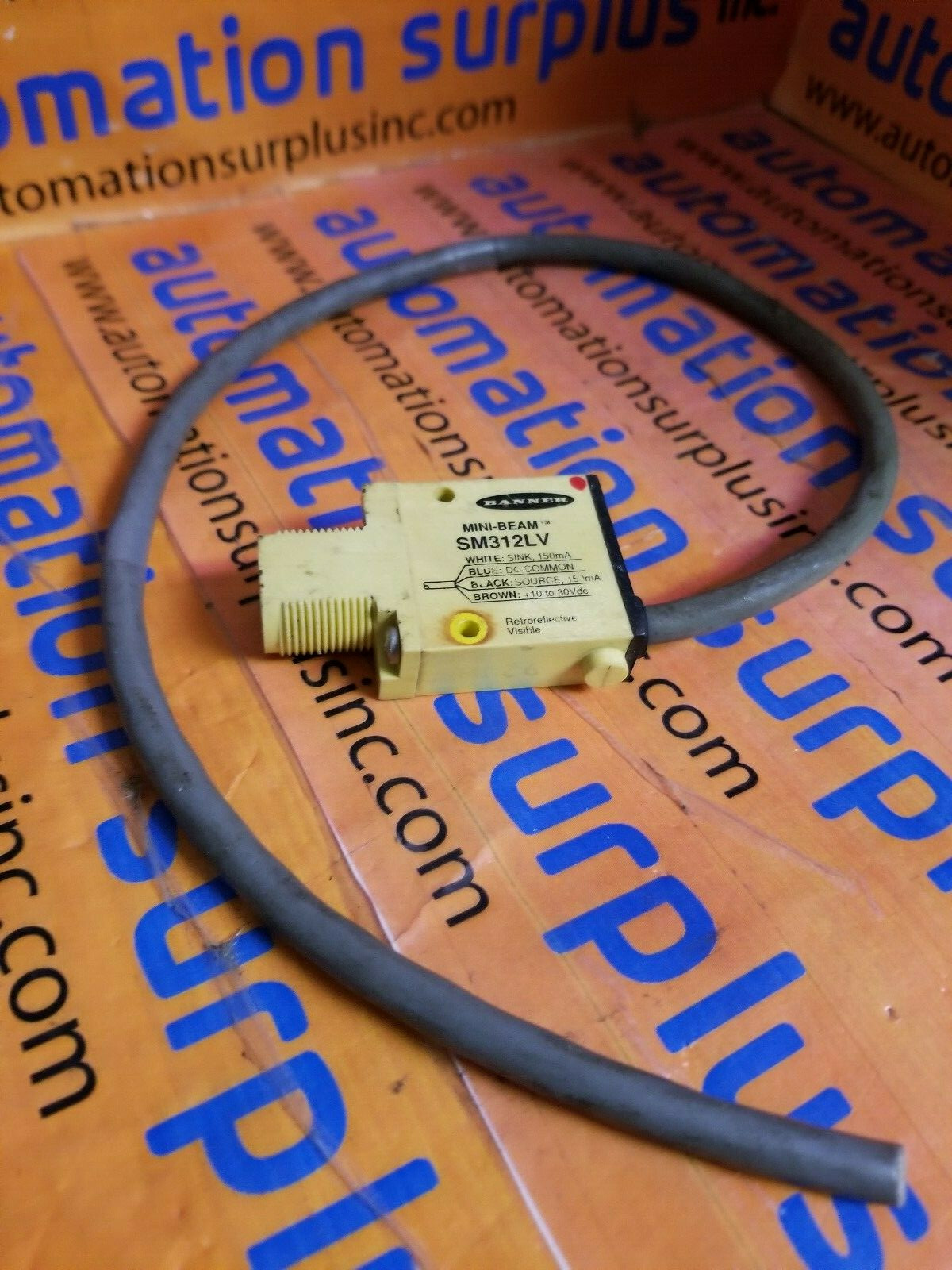 BANNER MINI-BEAM SM312LV 10-30VDC PHOTOELECTRIC SENSOR WOW!! | eBay