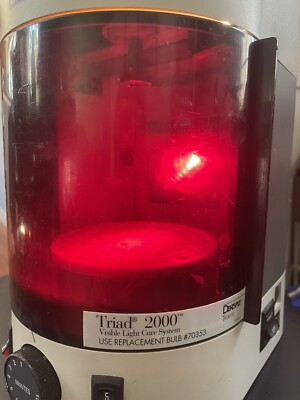 Dentsply Trubyte Triad 2000 Light Cure System + Customs Tray Material ...