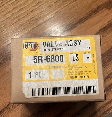 CAT Fluid Sampling Valve Assembly, 5R-6800: , Caterpillar, Quick ...