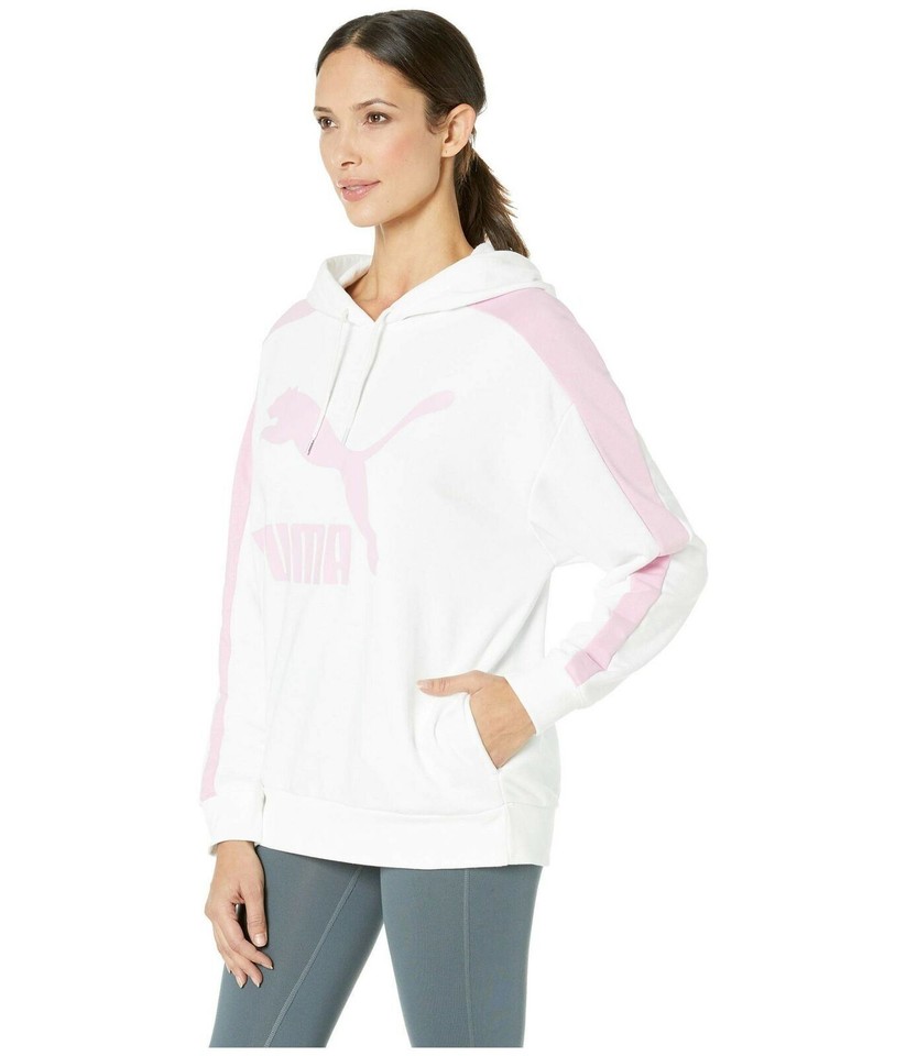 [578032-02] Womens Puma Classics Logo T7 Hoody | eBay