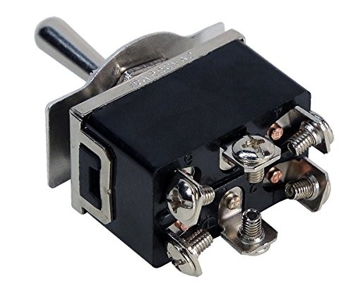 DPDT Heavy Duty Toggle Switch (Center off - Momentary, Spring-Loaded ...