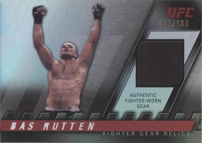 2010 Topps UFC Knockout - Fighter Gear Relics Bas Rutten #FG-BR /188 ...