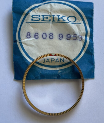 NOS Seiko Bell-Matic 4006-7002 Inner Rotating Yellow Alarm Bezel Ring ...