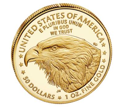 2021-W 1 Oz New American Eagle One Ounce Gold Proof Coin (21EBN)Type 2 ...