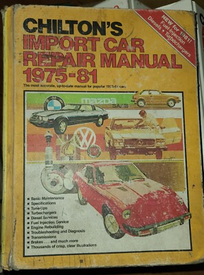 Chilton's Import Car Repair Manual, 1975-81 Chilton Automotive Ed 7029 ...