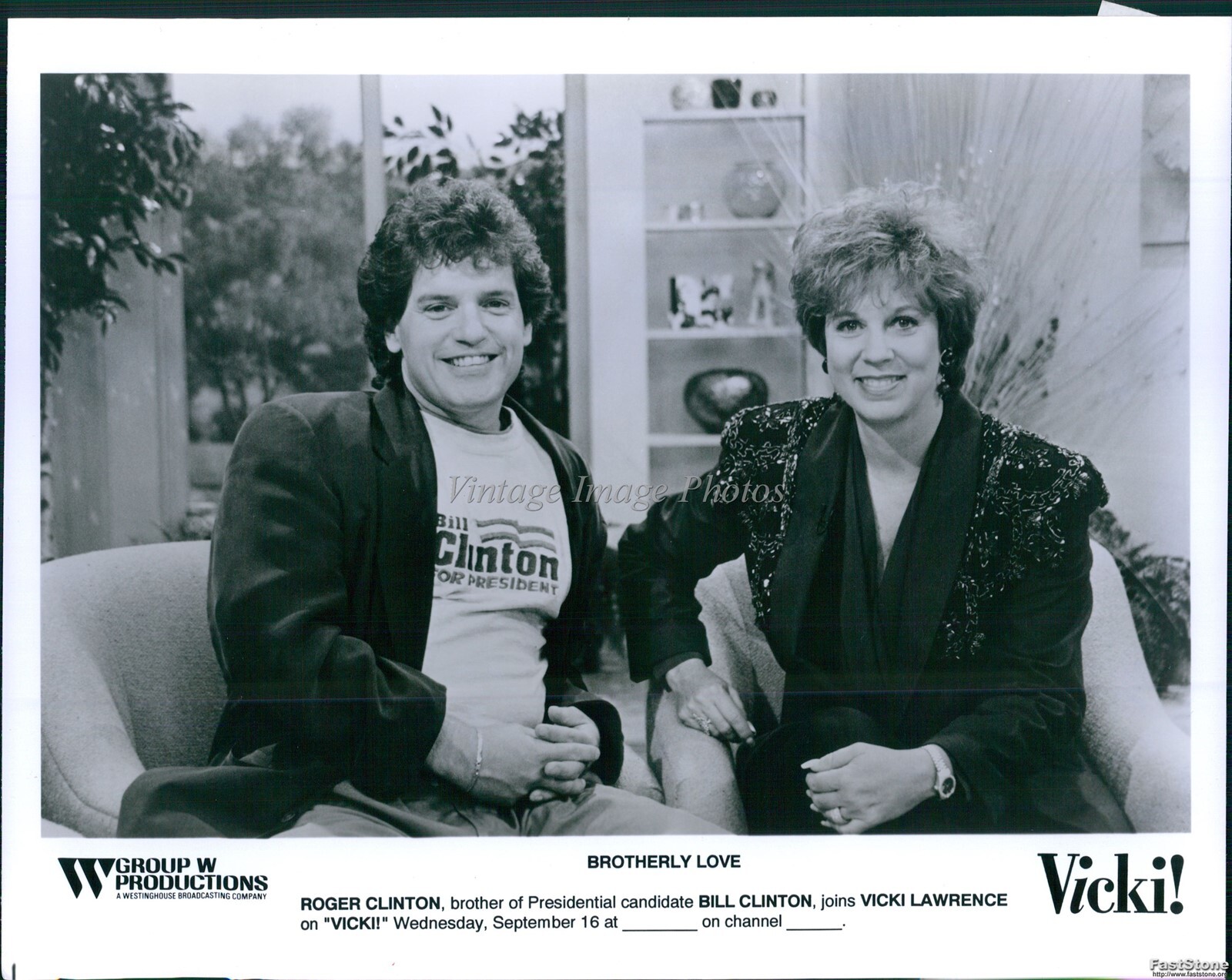 1993 Roger Clinton Brother Of Bill Joins Vicki! Lawrence Television ...