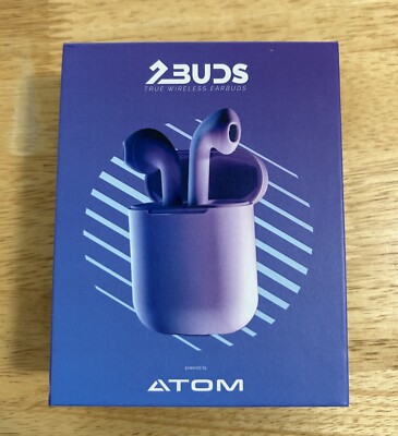 ATOM Earbuds - 30 Foot Range Voice Assistant Enabled New in Open Box ...