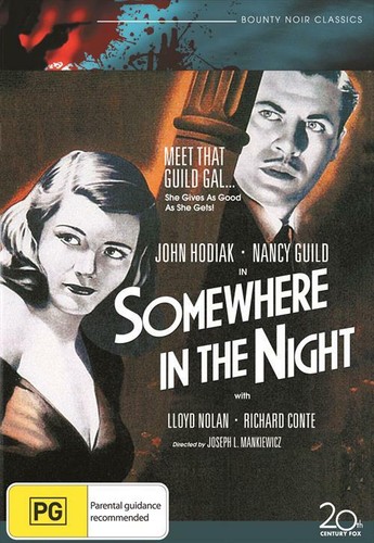 Somewhere in the Night DVD SEP46 Classic post-war Film Noir from 1946 ...