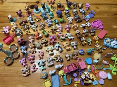 HUGE LOT LPS Littlest Pet Shop Toys 70 Pets Figures Accessories Vintage 2000s | eBay